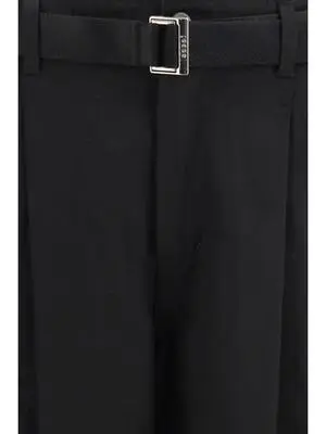 Sacai Cotton Chino Pants - Black