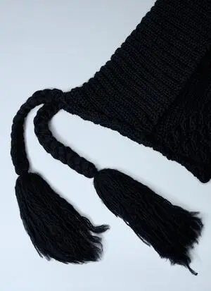 Yohji Yamamoto Aran Hooded Hat