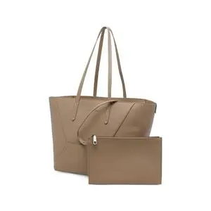 Brunello Cucinelli Calf Leather Tote - Cream