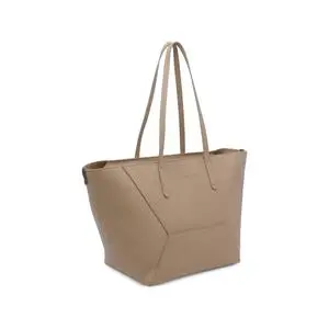 Brunello Cucinelli Calf Leather Tote - Cream