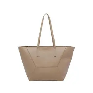 Brunello Cucinelli Calf Leather Tote - Cream