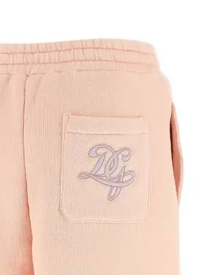 Dolce & Gabbana Logo Patch Shorts - Pink