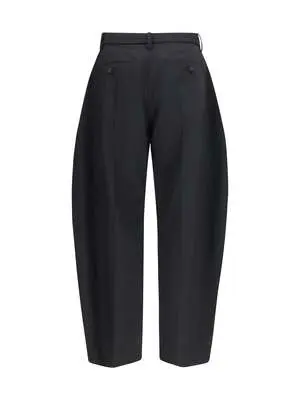 Sacai Wool Tailored Pants With Belt