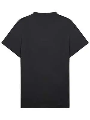 Balenciaga Cotton Graphic Print T-shirt - Black