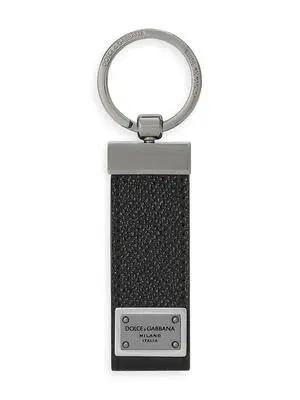 Dolce & Gabbana Logo Keychain - Black