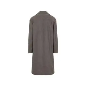 Dries Van Noten Wool Double-breasted Coat - Brown