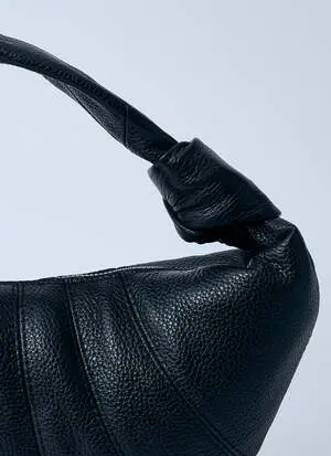 LEMAIRE Mini Fortune Croissant Handbag - Black