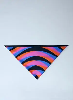 Dries Van Noten Geometric Patterned Silk Scarf - Multicolor