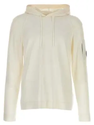 C.P. COMPANY Sea Island Hoodie - White