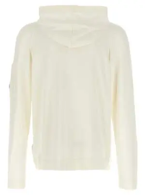 C.P. COMPANY Sea Island Hoodie - White