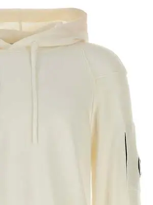 C.P. COMPANY Sea Island Hoodie - White