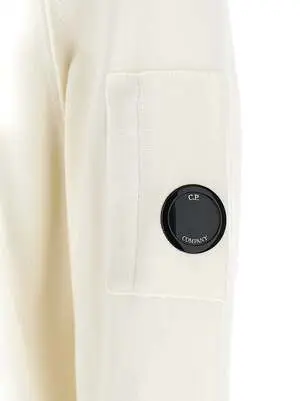 C.P. COMPANY Sea Island Hoodie - White