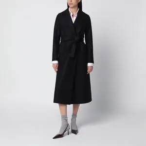 Harris Wharf London Wool Wrap Mini Coat
