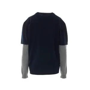 Miu Miu Logo Sweater - Blue