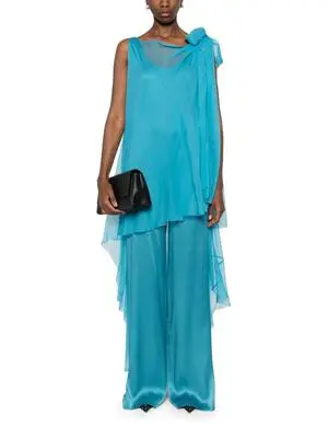 Alberta Ferretti Silk Blend Jumpsuit