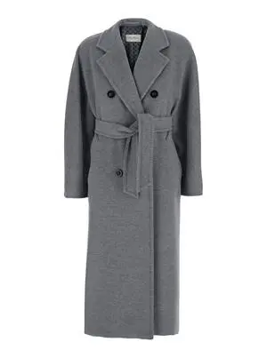 Max Mara Madame Wool And Cashmere Coat - Multicolor