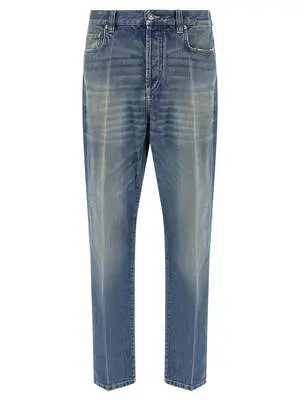 Versace Distressed Jeans - Blue