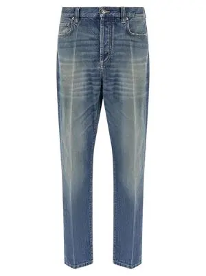 Versace Distressed Jeans - Blue