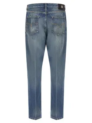 Versace Distressed Denim Jeans