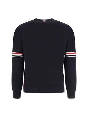 Thom Browne Cotton Crewneck Sweater