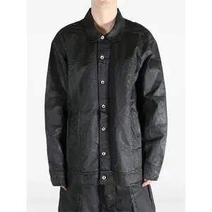 Rick Owens Jackets Shirt Jackets - Black