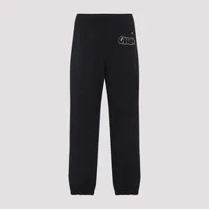 LANVIN Embroidered Logo Pants