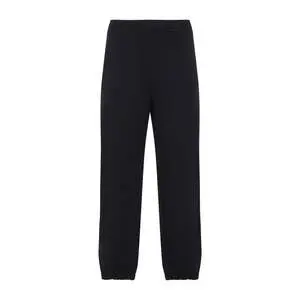 LANVIN Embroidered Logo Pants - Black