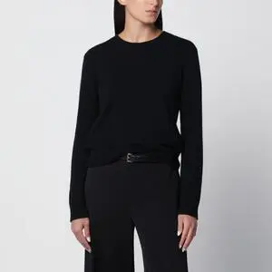 LISA YANG Mable Cashmere Crewneck Sweater - Black