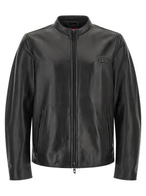 DIESEL® L-tad-wrd Leather Jacket