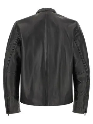DIESEL® L-tad-wrd Leather Jacket