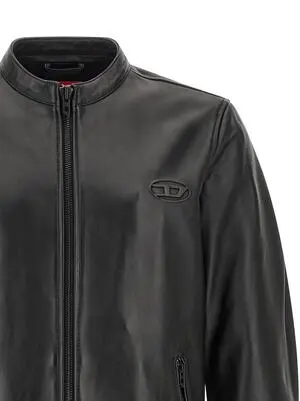 DIESEL® L-tad-wrd Leather Jacket