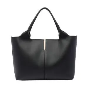 TOD'S Medium-small Leather Shoulder Bag - Black