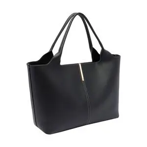 TOD'S Medium-small Leather Shoulder Bag - Black