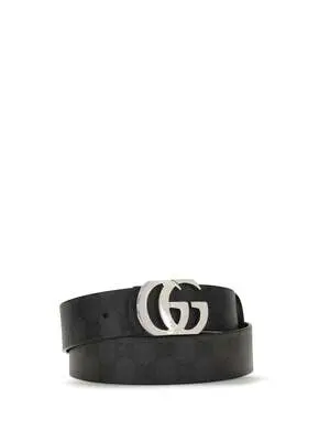 Gucci Reversible Gg Marmont Belt - Black