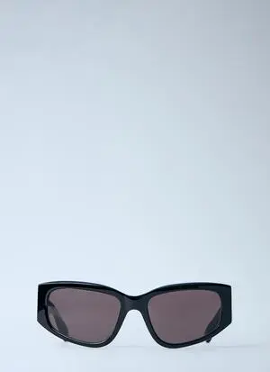 Balenciaga Nano D-frame Sunglasses - Black