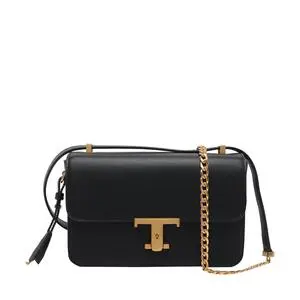 TOD'S Mini T Timeless Crossbody Bag - Black