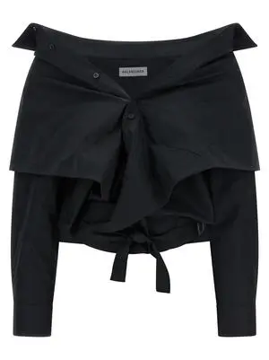 Women's Balenciaga Black Shirts