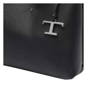 TOD'S Micro Leather Handbag With T Timeless Logo