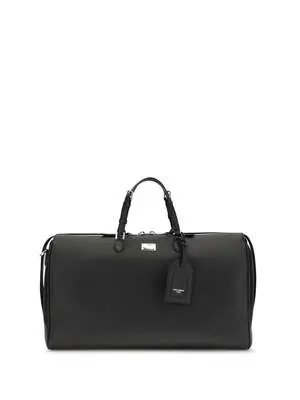 Dolce & Gabbana Vittoria Calfskin Travel Bag - Black