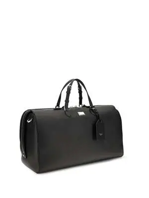 Dolce & Gabbana Vittoria Calfskin Travel Bag - Black