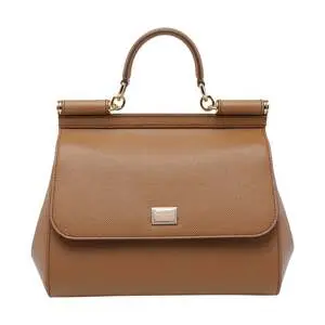 Dolce & Gabbana Large Sicily Handbag - Brown