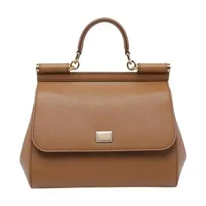 Dolce & Gabbana Large Sicily Handbag - Brown