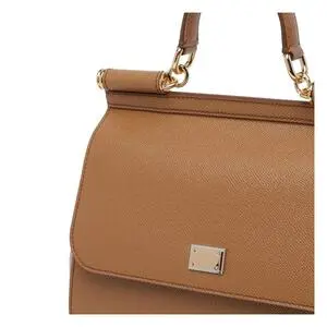 Dolce & Gabbana Large Sicily Handbag - Brown