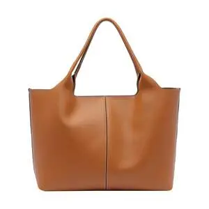 TOD'S Medium-small Leather Shopping Bag