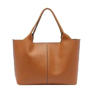 TOD'S Leather Shopping Bag - Brown