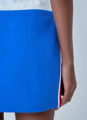 Miu Miu Logo Motif Mini Skirt
