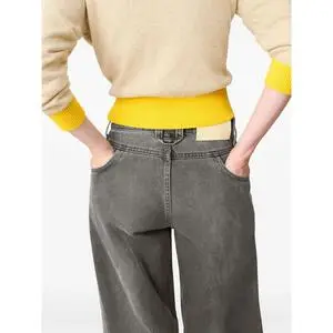 Axel Arigato Wide-leg Jeans - Gray