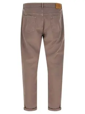 Brunello Cucinelli Five-pocket Pants - Brown
