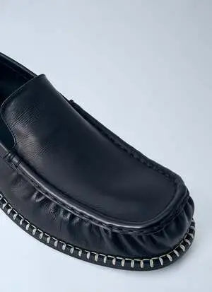 Dries Van Noten Leather Loafers