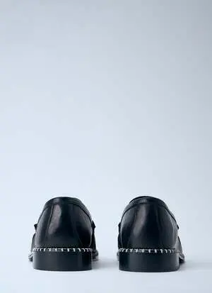 Dries Van Noten Leather Loafers
